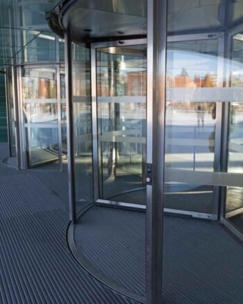 Automatic Revolving Door for Government Buildings Nigeria
